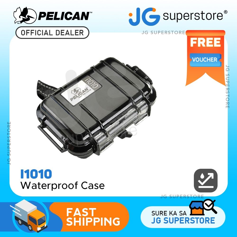 Pelican i1010 Waterproof Case Crushproof Hard Casing with Rubber Liner ...