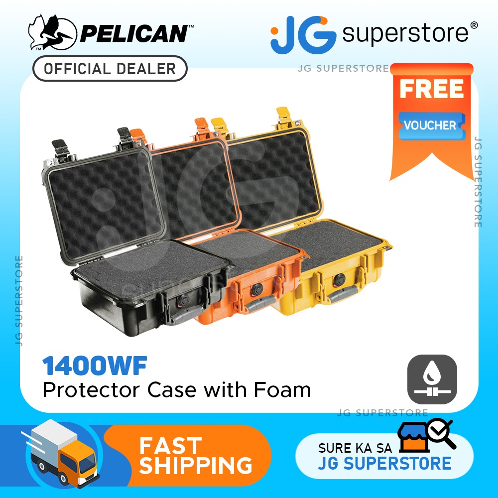 Pelican Protector Case Watertight Crushproof Hard Case with Pick N ...