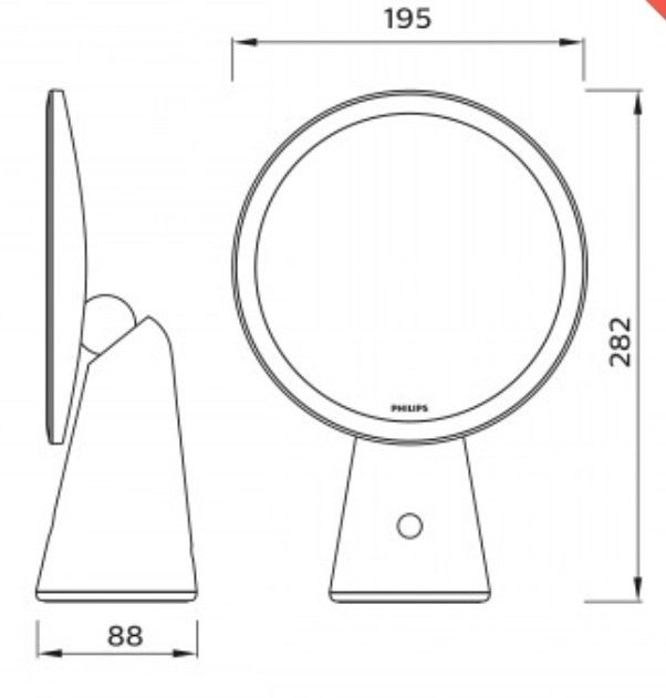 Philips Joy LED Mirror, Furniture & Home Living, Home Decor, Mirrors on ...