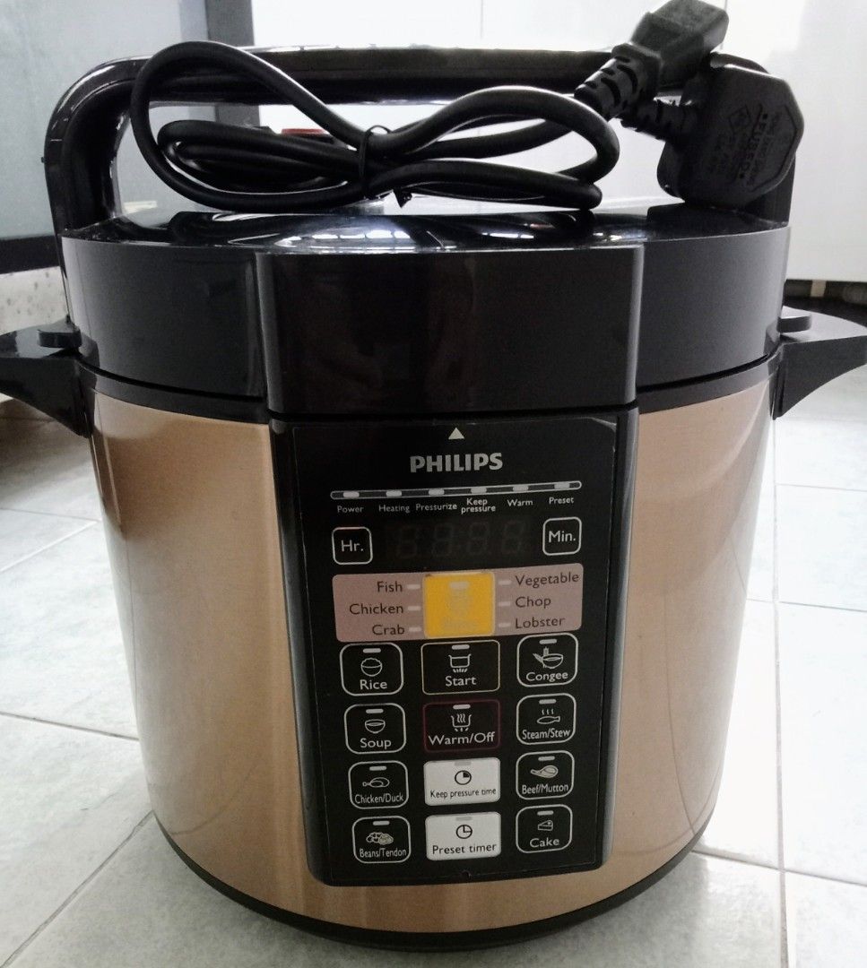 Philips ME Computerized Electric Pressure Cooker HD2139, TV & Home ...