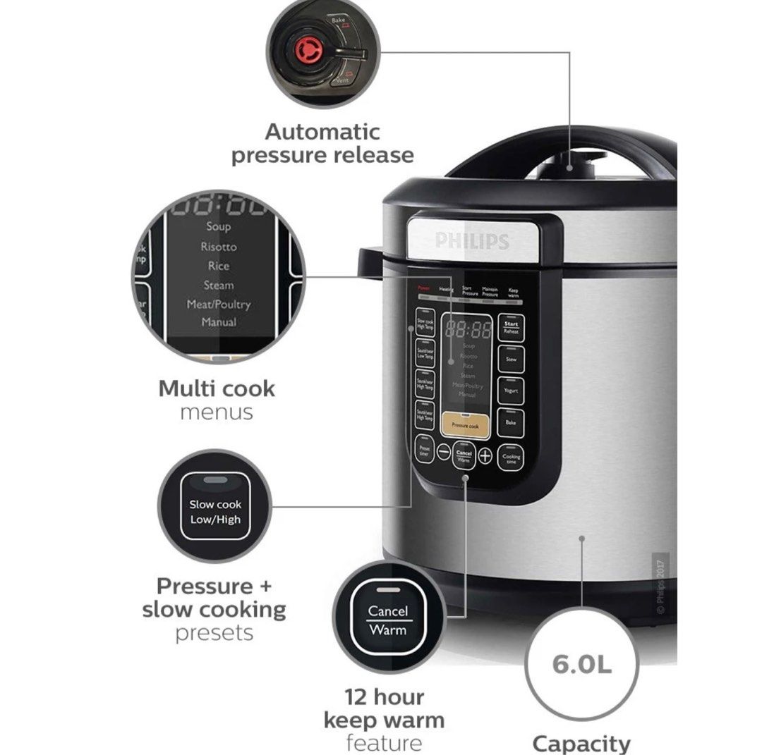 Philips Pressure Cooker, TV & Home Appliances, Kitchen Appliances ...