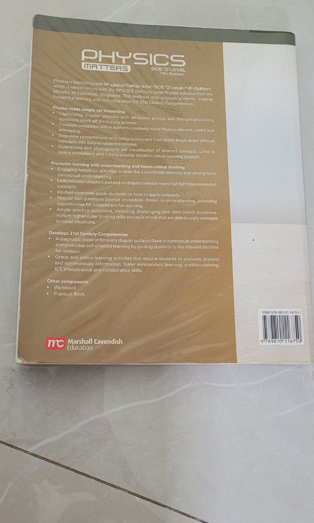 Physics Matters Textbook, Hobbies & Toys, Books & Magazines, Textbooks on Carousell
