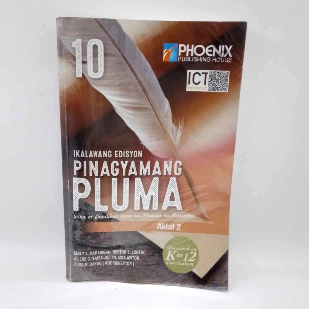 Pinagyamang Pluma Aklat 1 & 2 Grade 10 Filipino textbook, Hobbies ...