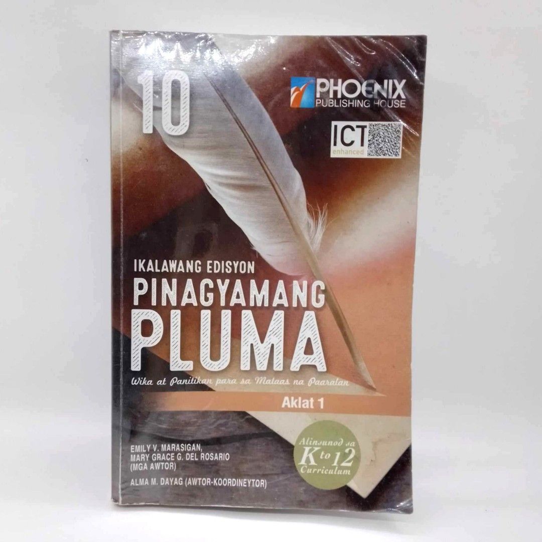 Pinagyamang Pluma Aklat 1 & 2 Grade 10 Filipino textbook, Hobbies ...