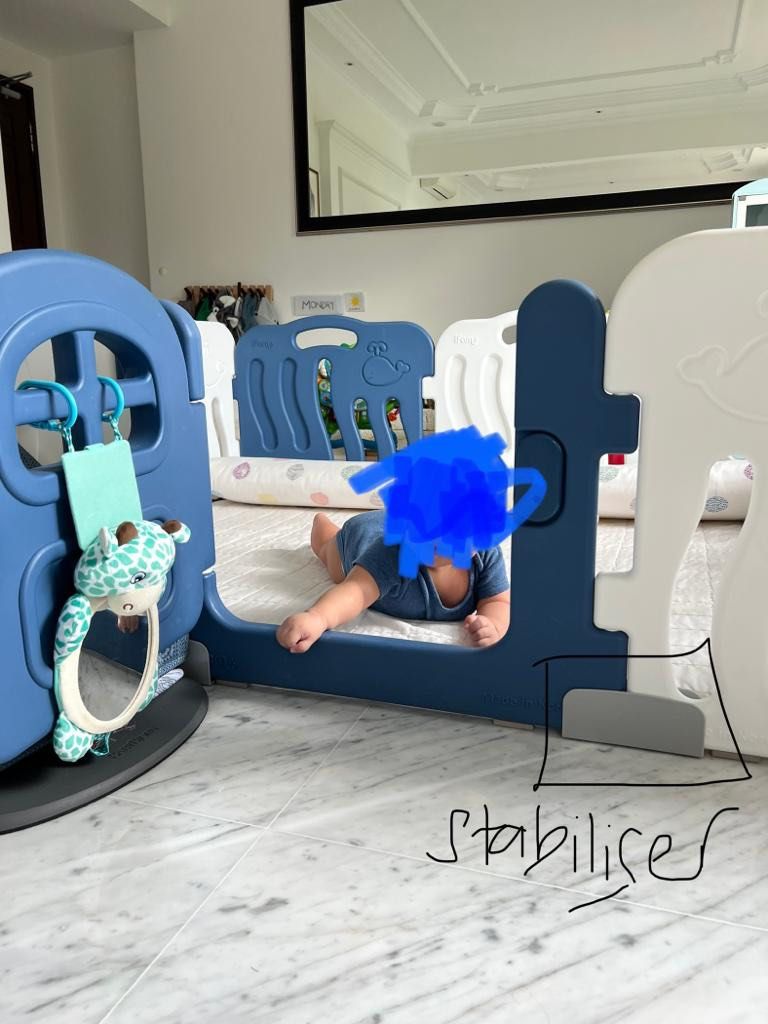 Playpen IFAM ( + stabilisers) (198cm x 130cm), Babies & Kids, Baby ...