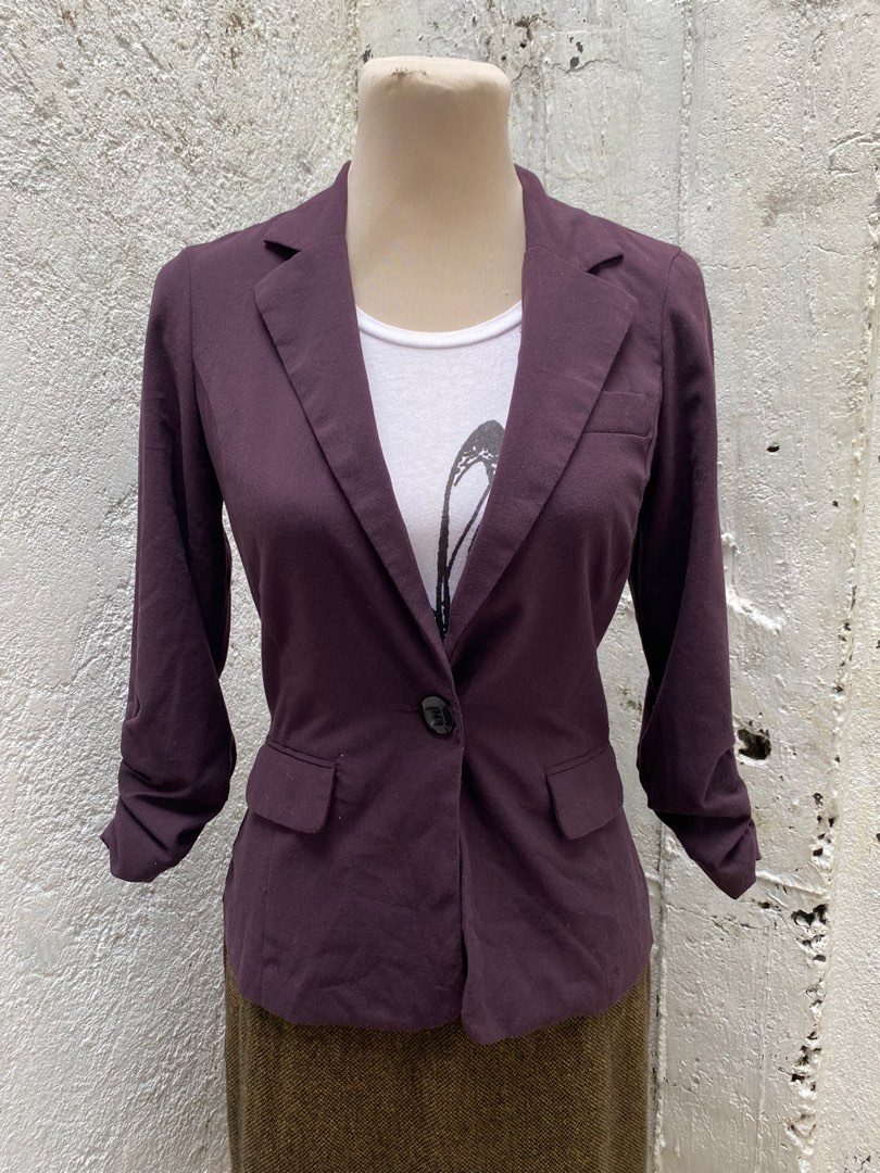 PLUM BLAZER SMALL WOMEN, Women's Fashion, Coats, Jackets and Outerwear ...