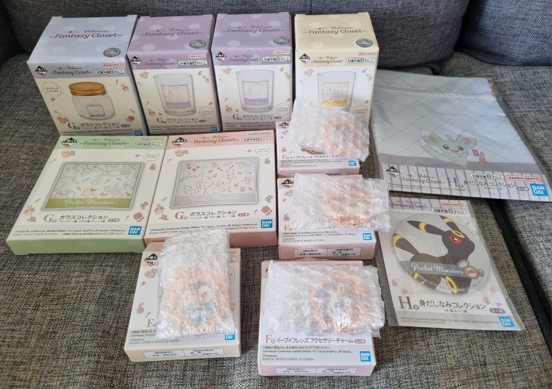 Pokemon Fantasy Closet Kuji, Hobbies & Toys, Toys & Games on Carousell
