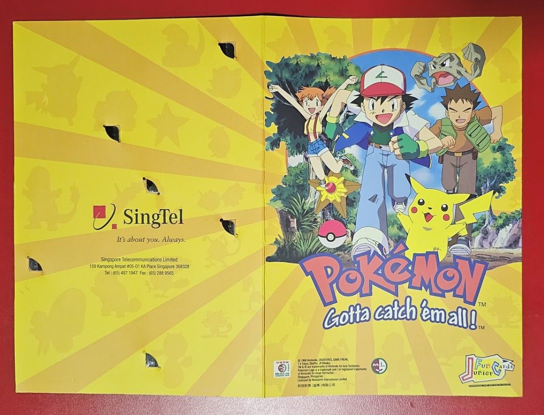 Pokemon Phone Cards (Singtel, Released June 2000)., Hobbies & Toys ...