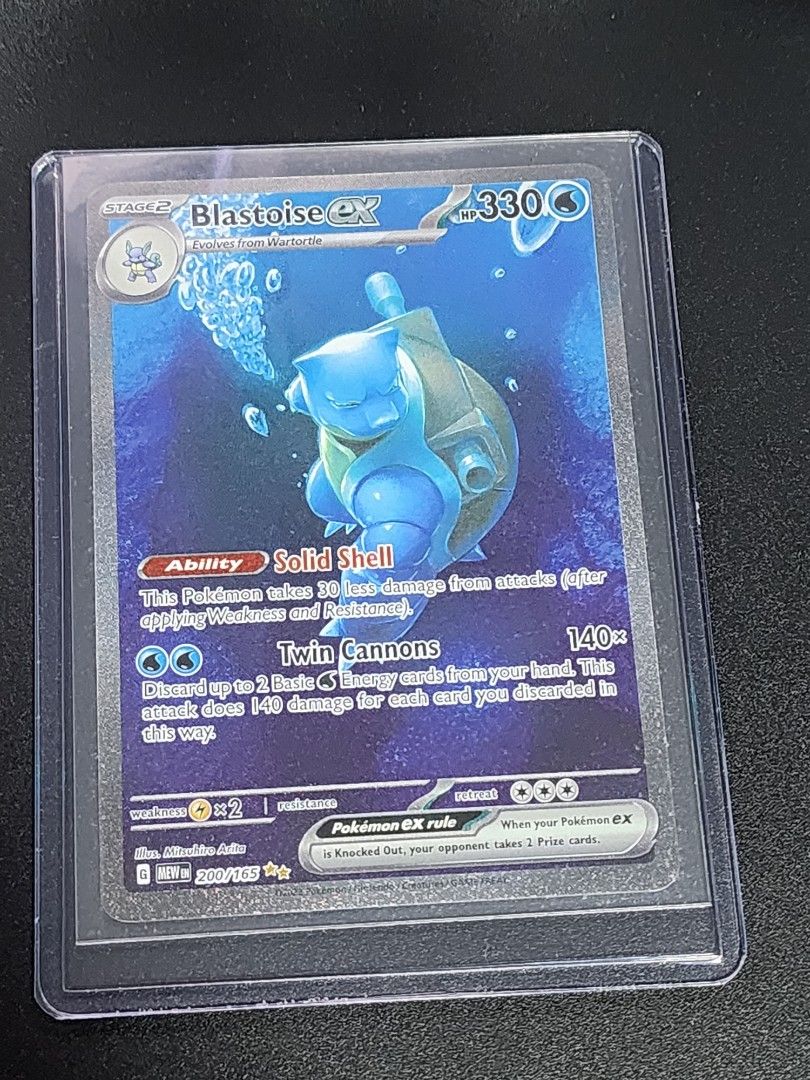 Pokemon Scarlet & Violet 151 - Blastoise ex #200, Hobbies & Toys, Toys ...