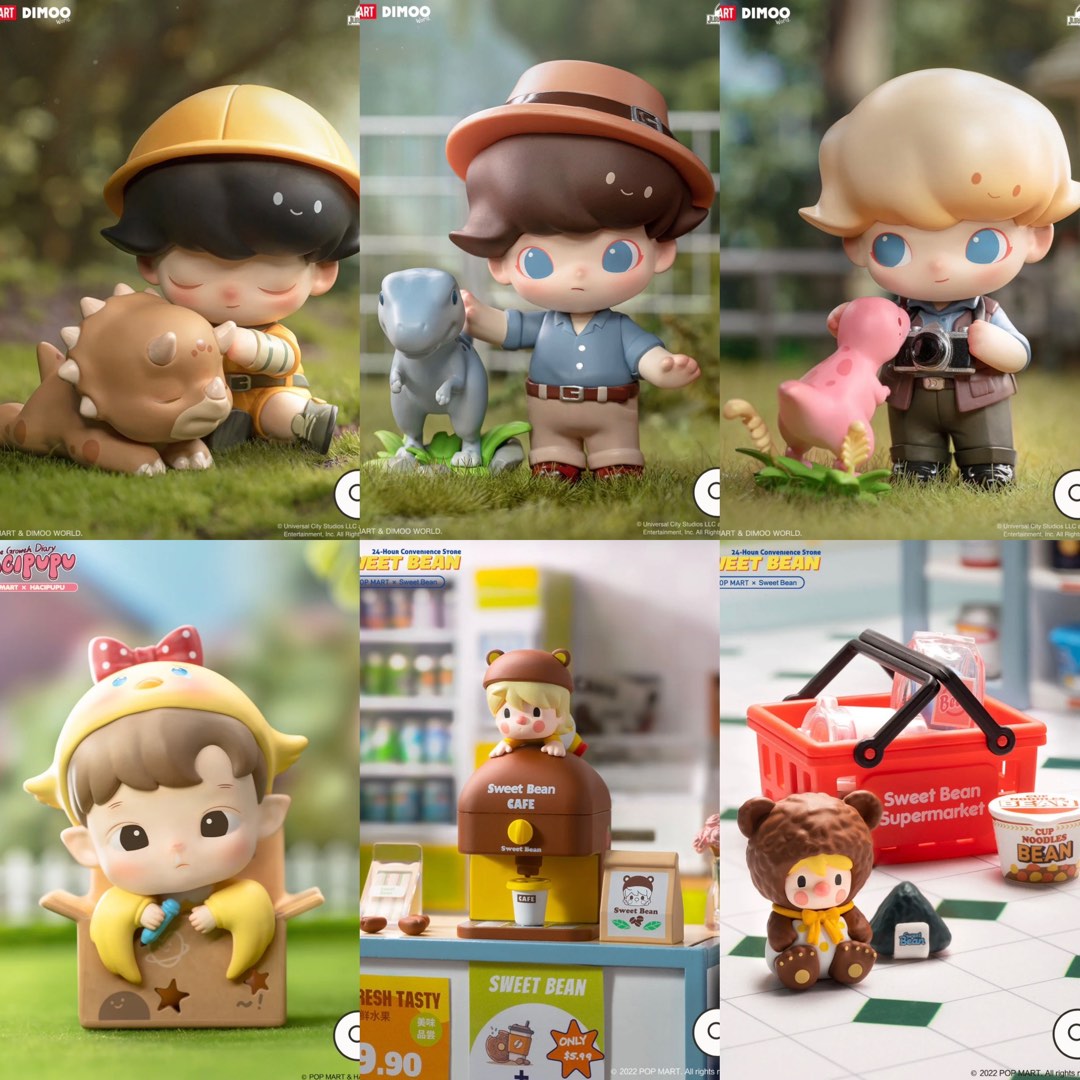 Popmart Dimoo / Hacipupu / Sweet Bean, Hobbies & Toys, Toys & Games on ...