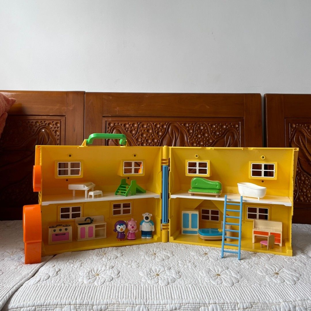 Pororo and Friends - Happy Funny Pororo House with 6 Figure Pretend ...
