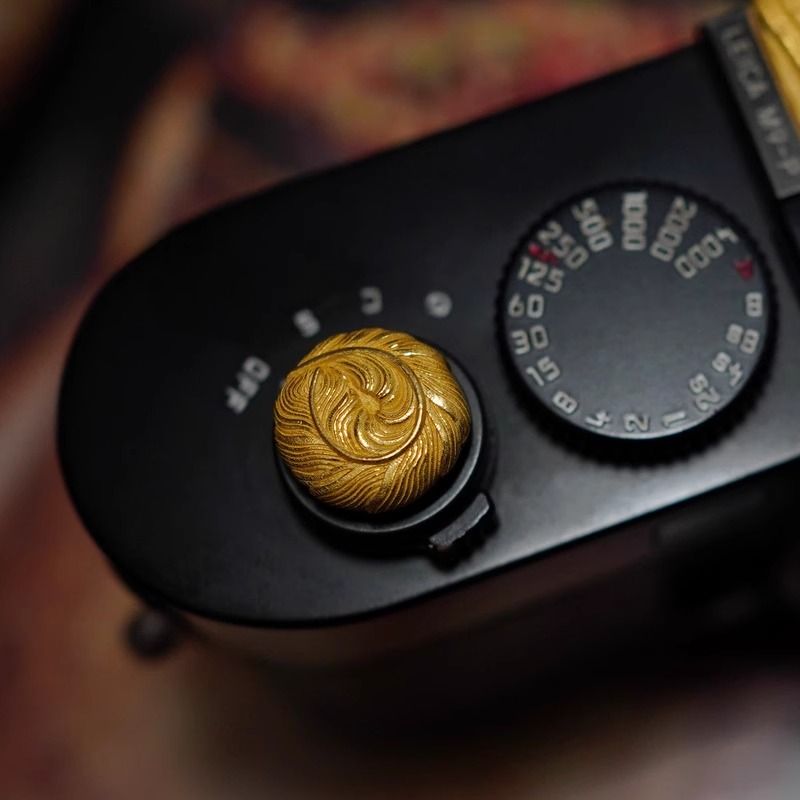 Premium 22k Gold Shutter Button (Handmade in Japan), Photography ...
