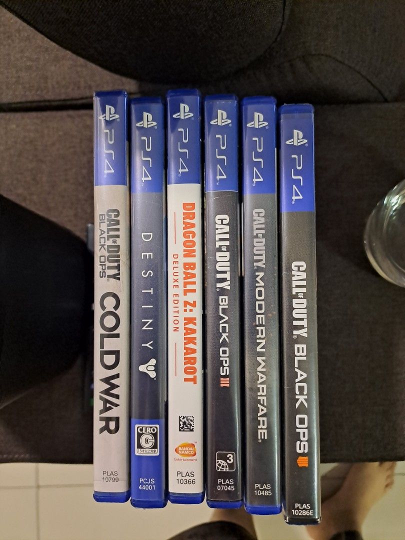 ps4 game dragon ball call of duty destiny cold war black ops modern ...