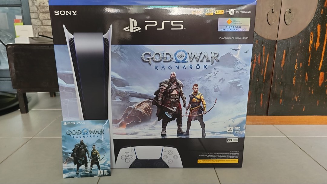 PS5 Ragnarok Digital version, Video Gaming, Video Game Consoles ...