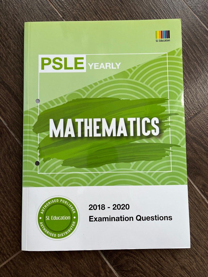 PSLE yearly Math examination Questions 2018-2020, Hobbies & Toys, Books ...