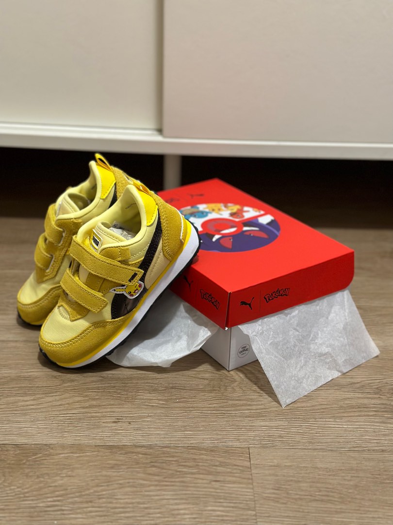 Puma Pokemon Pikachu Kids Shoes, Babies & Kids, Babies & Kids Fashion ...