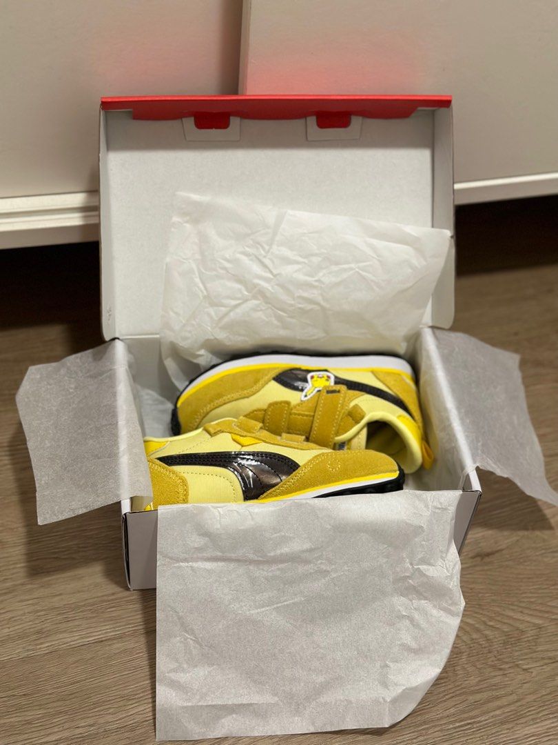 Puma Pokemon Pikachu Kids Shoes, Babies & Kids, Babies & Kids Fashion ...
