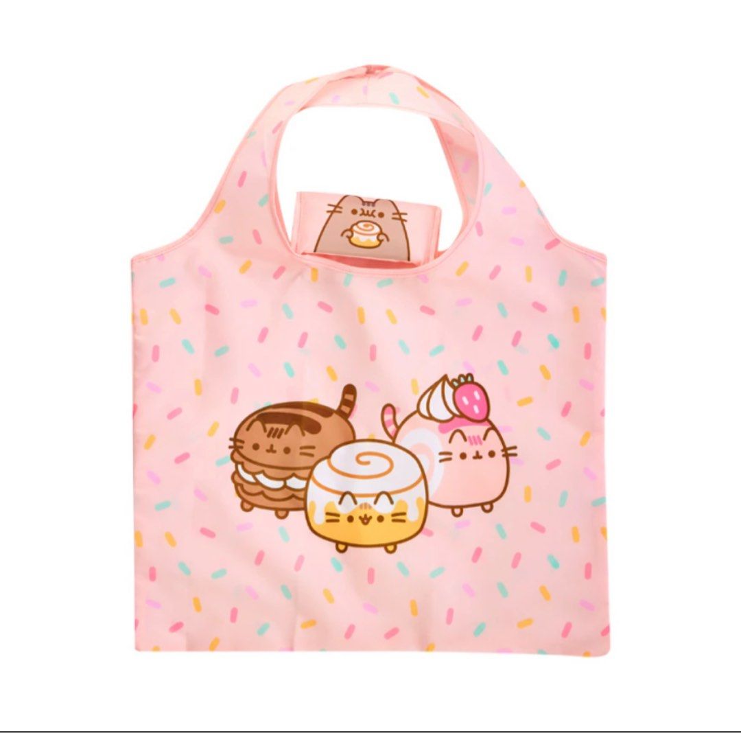 Pusheen Macaroon Bag Tote Shopping Recycle Foldable Bag, Women's ...