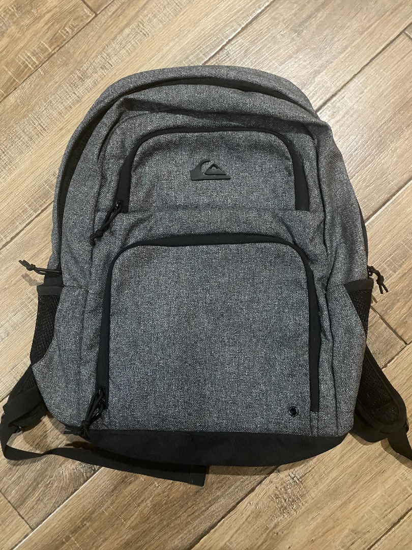 Quiksilver Gray Laptop Backpack, Women's Fashion, Bags & Wallets ...