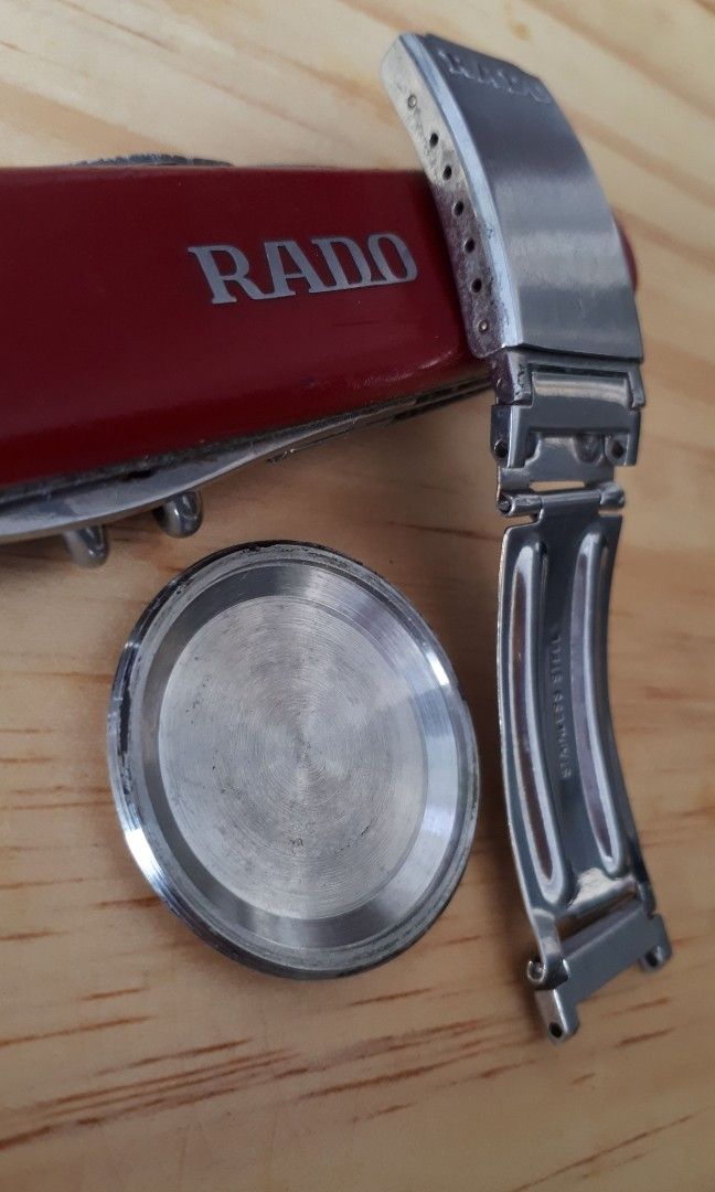 RADO Buckle & Tutup Mesin, Fesyen Pria, Jam Tangan di Carousell