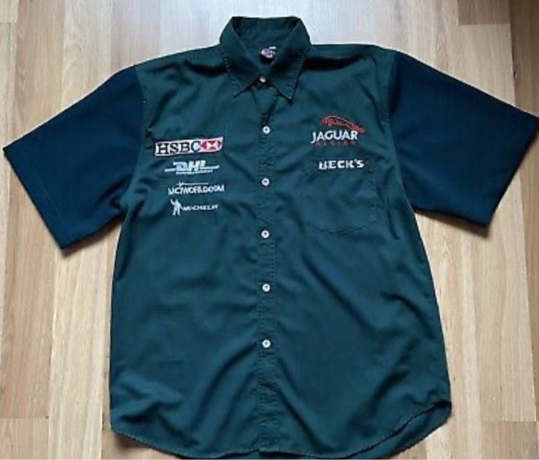 Rare Vintage Jaguar F1 Racing Shirt, Men's Fashion, Tops & Sets ...