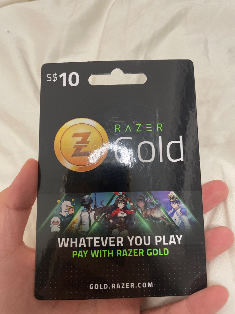 Razer gold gift card, Video Gaming, Gaming Accessories, Game Gift Cards & Accounts on Carousell