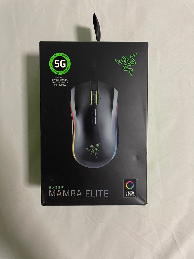 Razer Mamba Elite Wired RGB Gaming Mouse, Computers & Tech, Parts ...