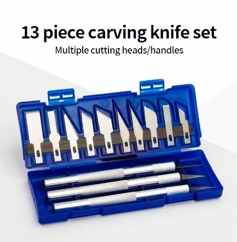*Ready Stock*13 Pieces Engraving Craft Knife Pen Set DIY for Art ...