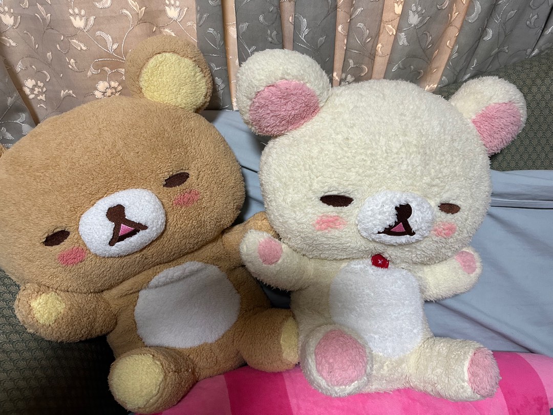 Rilakkuma, Korilakkuma and Koguma Plush for sale!, Hobbies & Toys, Toys & Games on Carousell