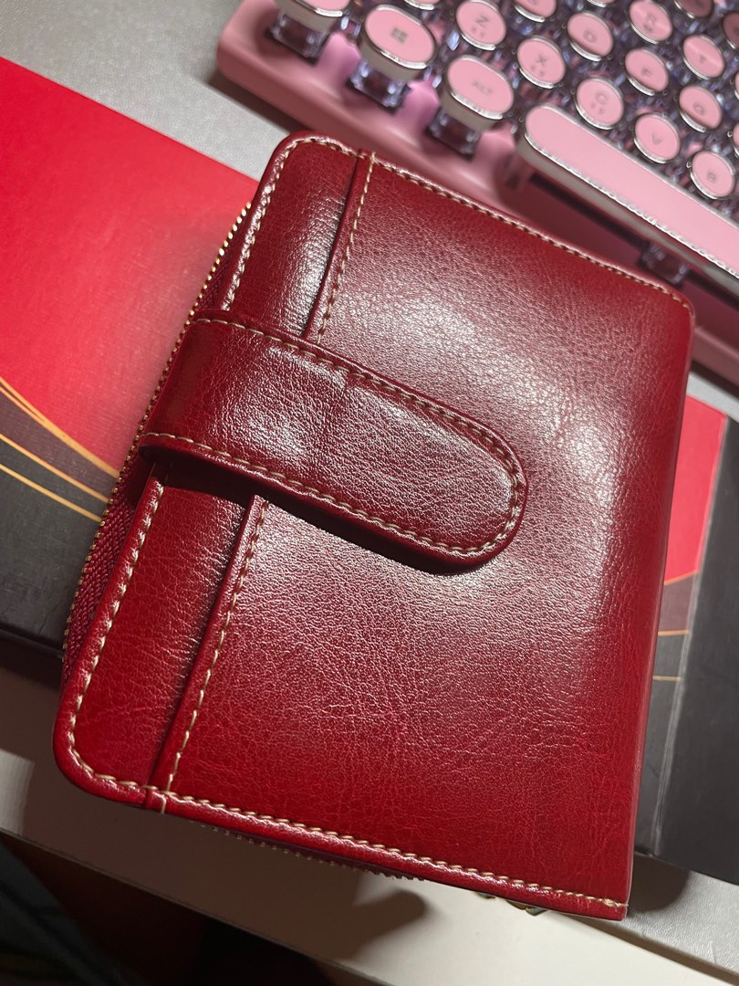 Riviera Red Wallet, Women's Fashion, Bags & Wallets, Wallets & Card ...
