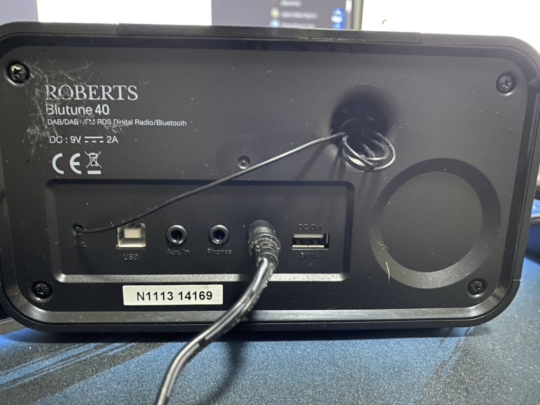 Roberts Radio Blutune 40 DAB/DAB+/FM/Bluetooth Sound System, Audio ...