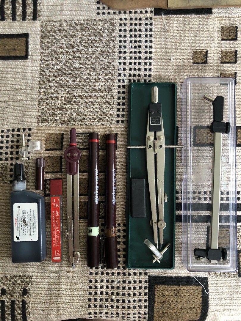 Rotring Master Set with Faber Castel Ultra P Compass (+free staedtler ...