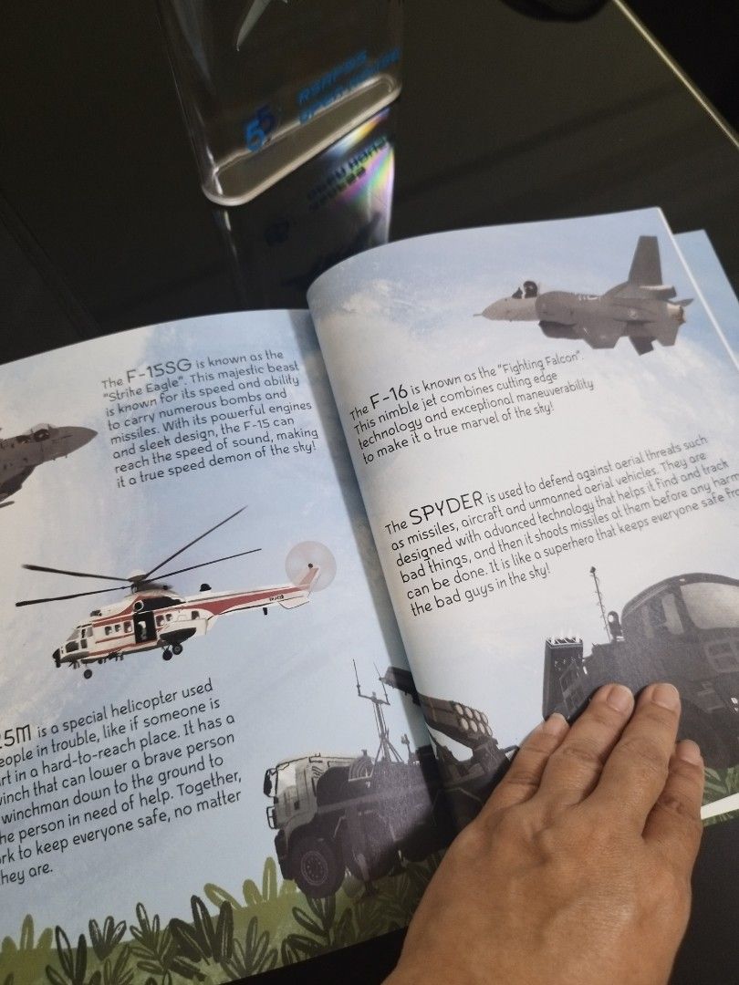 RSAF Air Force water bottle, story book, Hobbies & Toys, Books ...