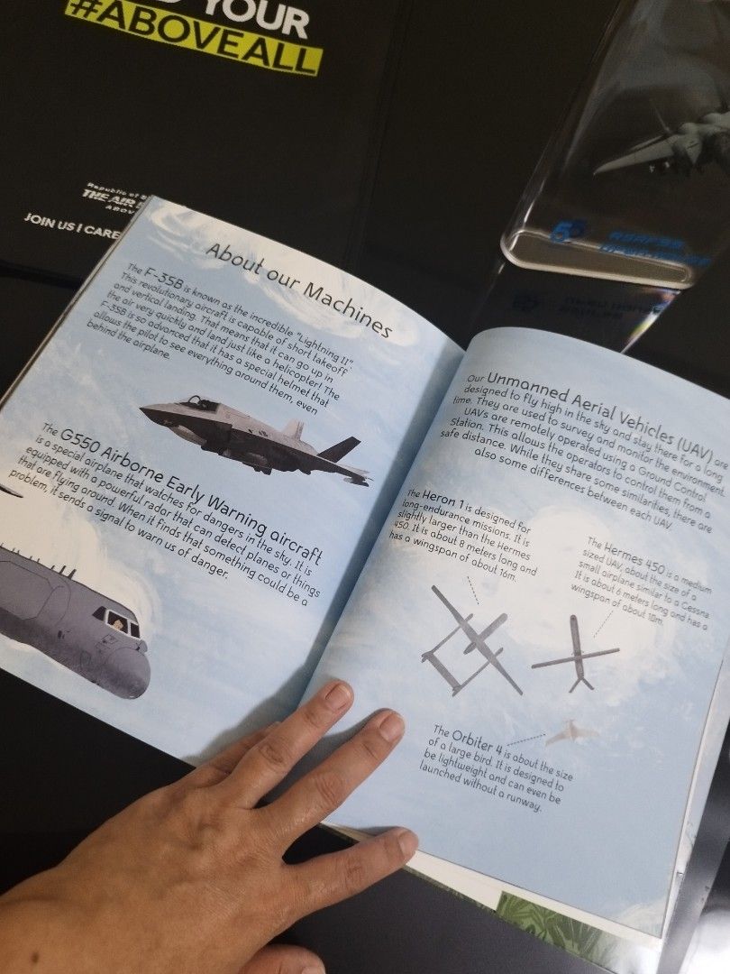 RSAF Air Force water bottle, story book, Hobbies & Toys, Books ...