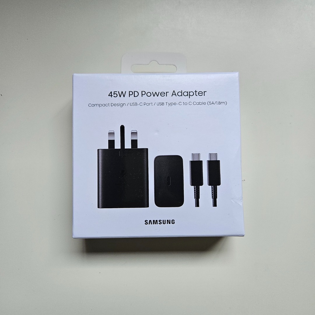 Samsung 45W PD Power Adapter USB-C, Mobile Phones & Gadgets, Mobile & Gadget Accessories ...