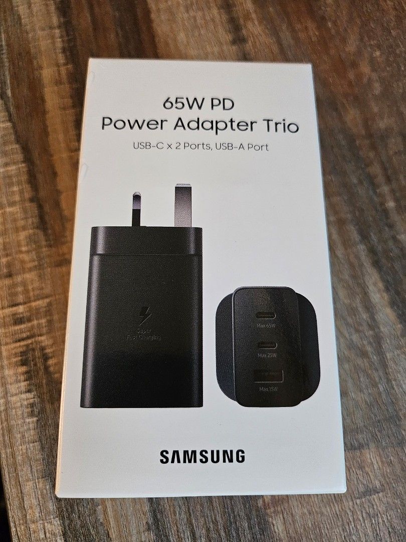 Samsung 65W PD Power Adapter Trio, Mobile Phones & Gadgets, Mobile ...