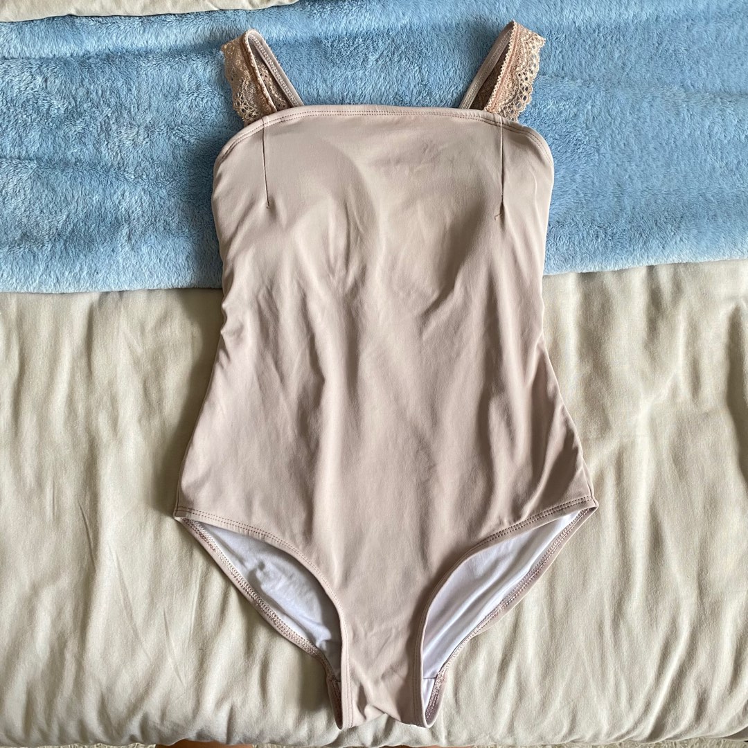 Sandy Cheeks Baby Ballerina Pink Lace One Piece Swimsuit, Women's ...