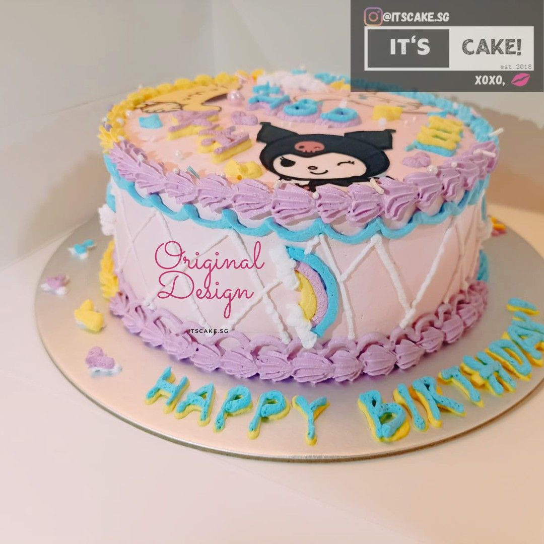 Sanrio Cake - Kuromi/Cinnamoroll/My Melody/Pompompurin/Hello Kitty ...