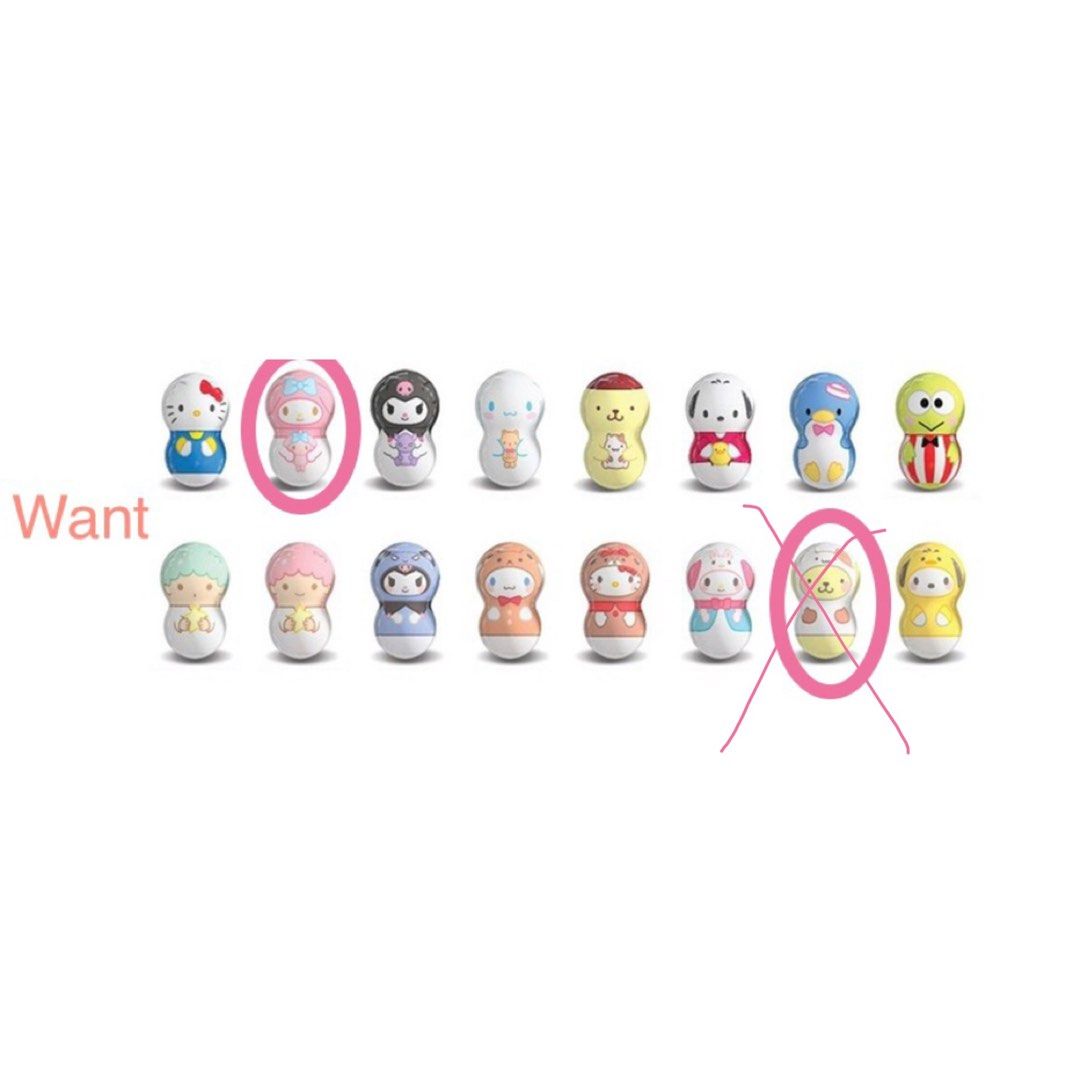 Sanrio Roly Poly Characters, Hobbies & Toys, Memorabilia & Collectibles ...