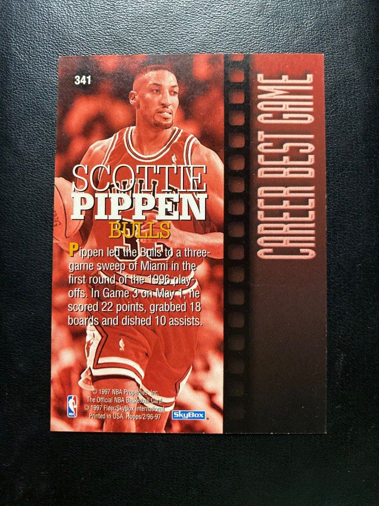 Scottie Pippen Career Best Games Nba Cards, Hobbies & Toys, Toys ...