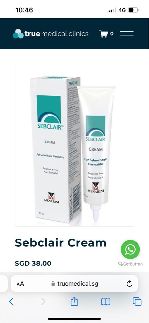 Sebclair cream 30ml, Beauty & Personal Care, Hair on Carousell