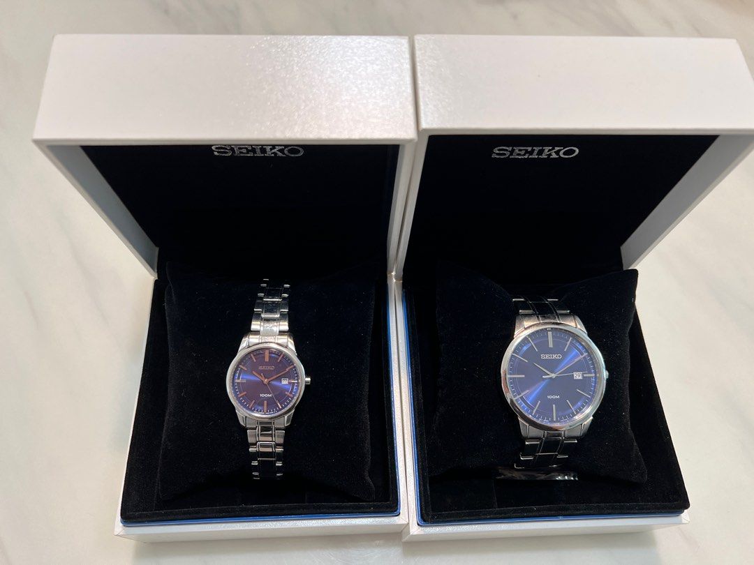 Seiko Couple Watches, Luxury, Watches on Carousell