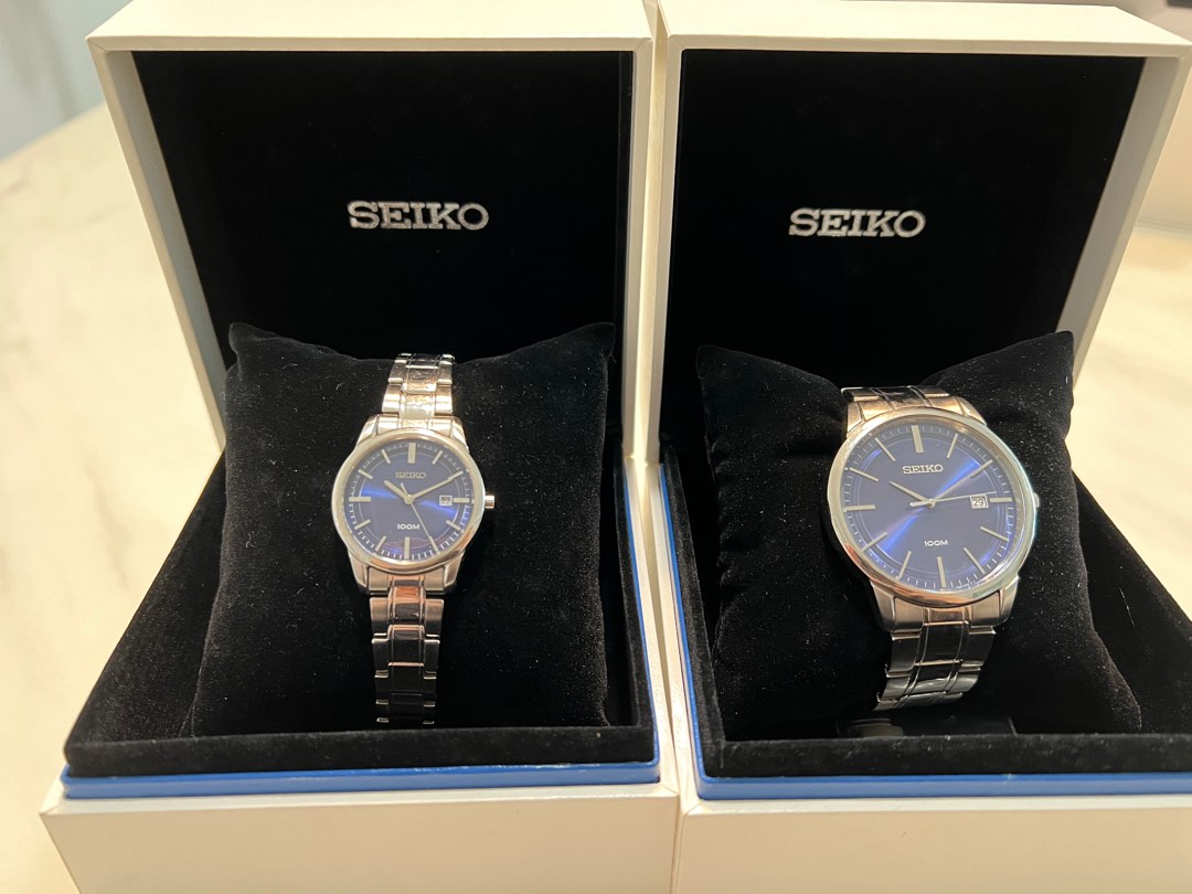 Seiko Couple Watches, Luxury, Watches on Carousell