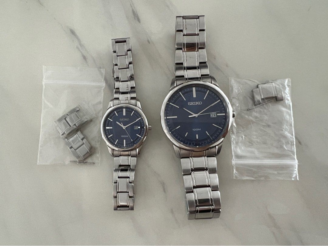 Seiko Couple Watches, Luxury, Watches on Carousell