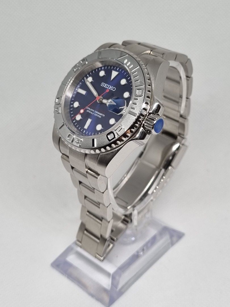 Seiko Mod Custom Yachtmaster Diver, Men's Fashion, Watches ...