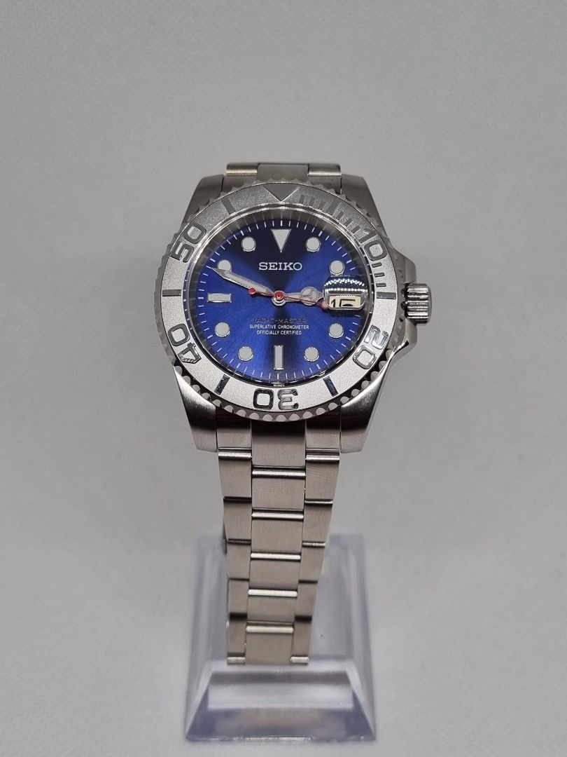 Seiko Mod Custom Yachtmaster Diver, Men's Fashion, Watches ...