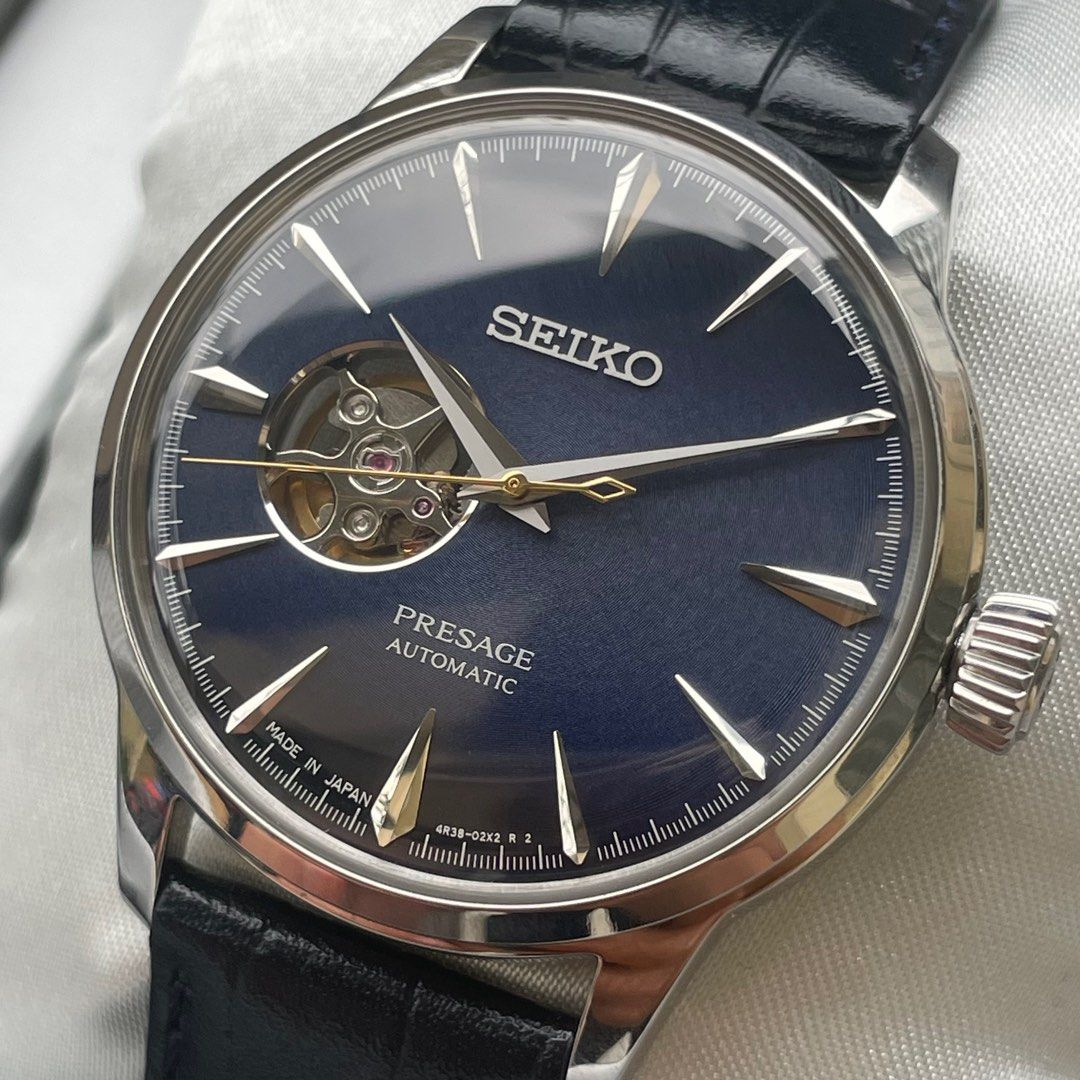 Seiko Presage - Blue Moon Open Heart Cocktail Time - SSA405 / SSA405J1 ...
