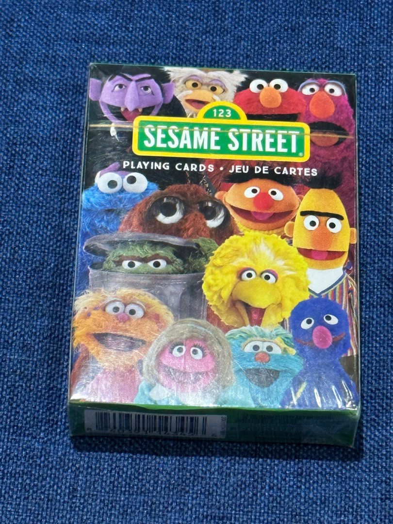 Sesame Street Playing Cards, Hobbies & Toys, Toys & Games on Carousell