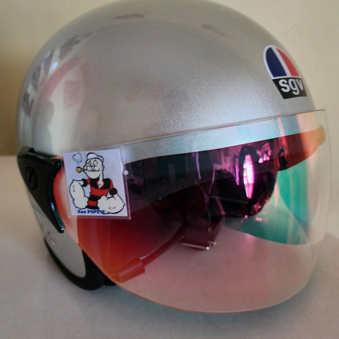 SGV RIDER 2 SILVER COLOR, Motorcycles, Motorcycle Accessories on Carousell