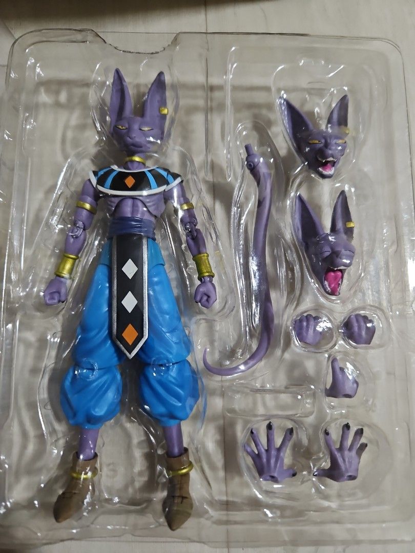Shf shfiguarts figuarts dragonball dragon ball whis and beerus 1.0 og ...